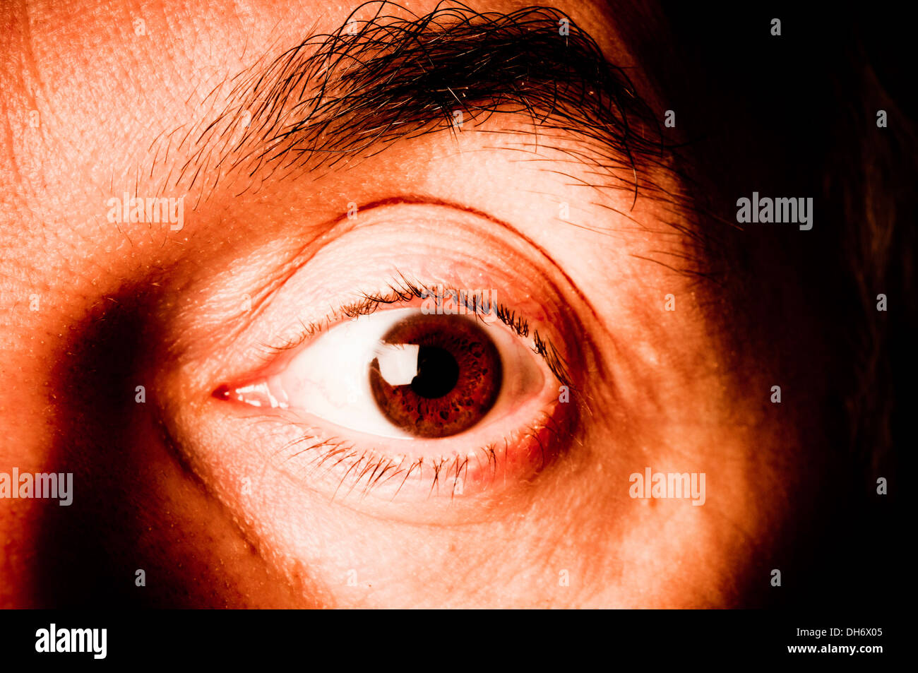 Man eye view hi-res stock photography and images - Alamy