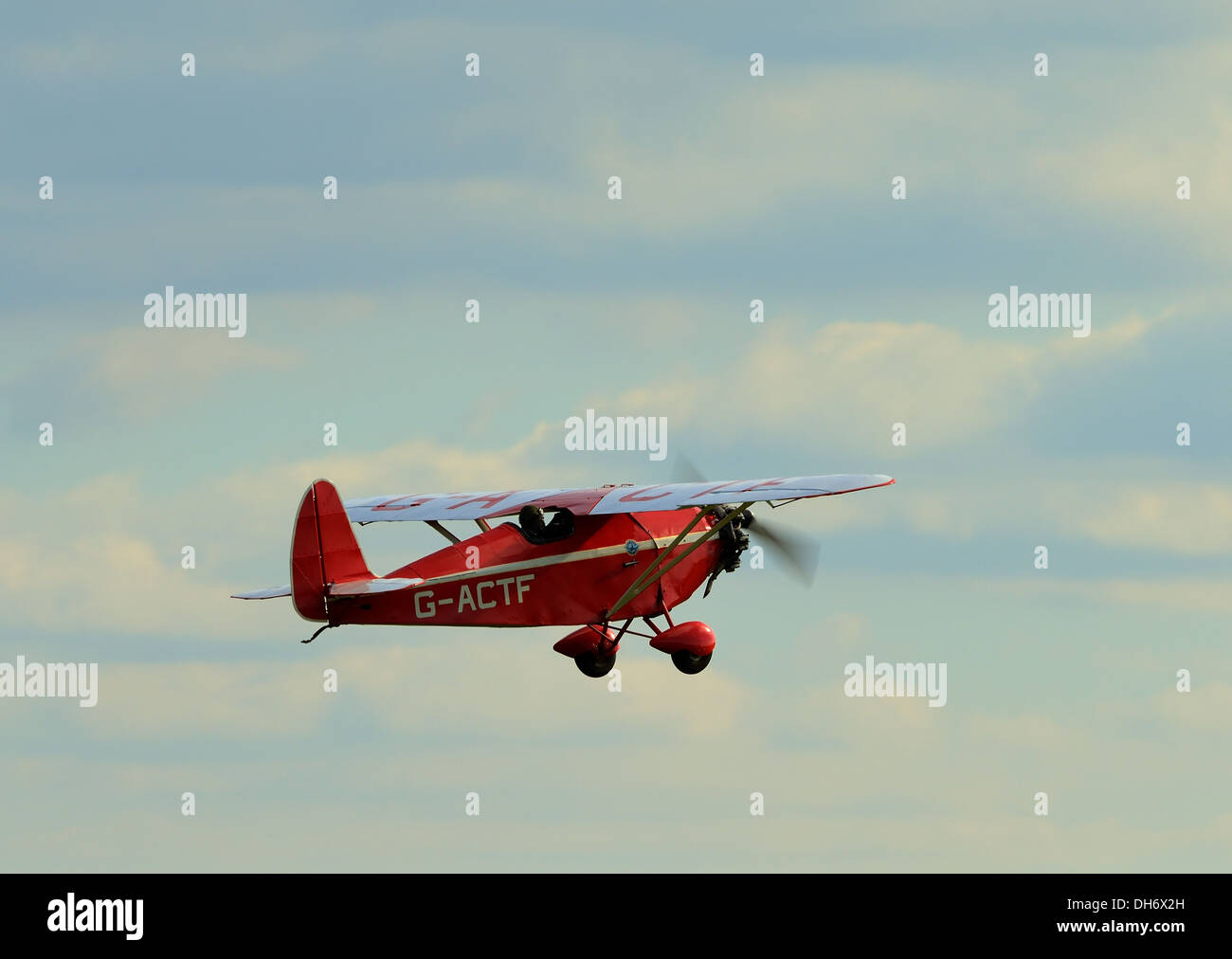 Comper Swift vintage 1930s monoplane aircraft from the Shuttleworth ...