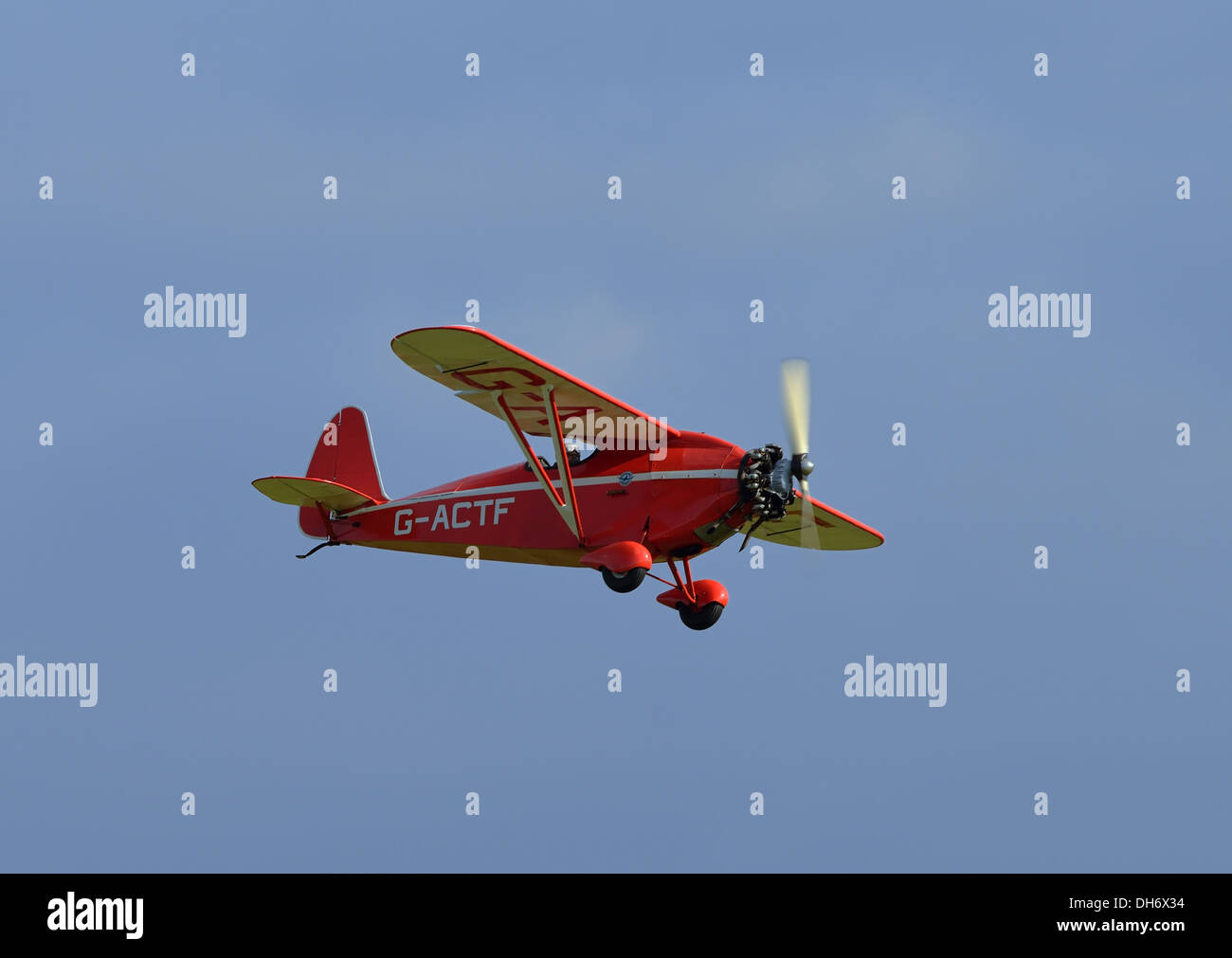 Comper Swift vintage 1930s monoplane aircraft from the Shuttleworth ...