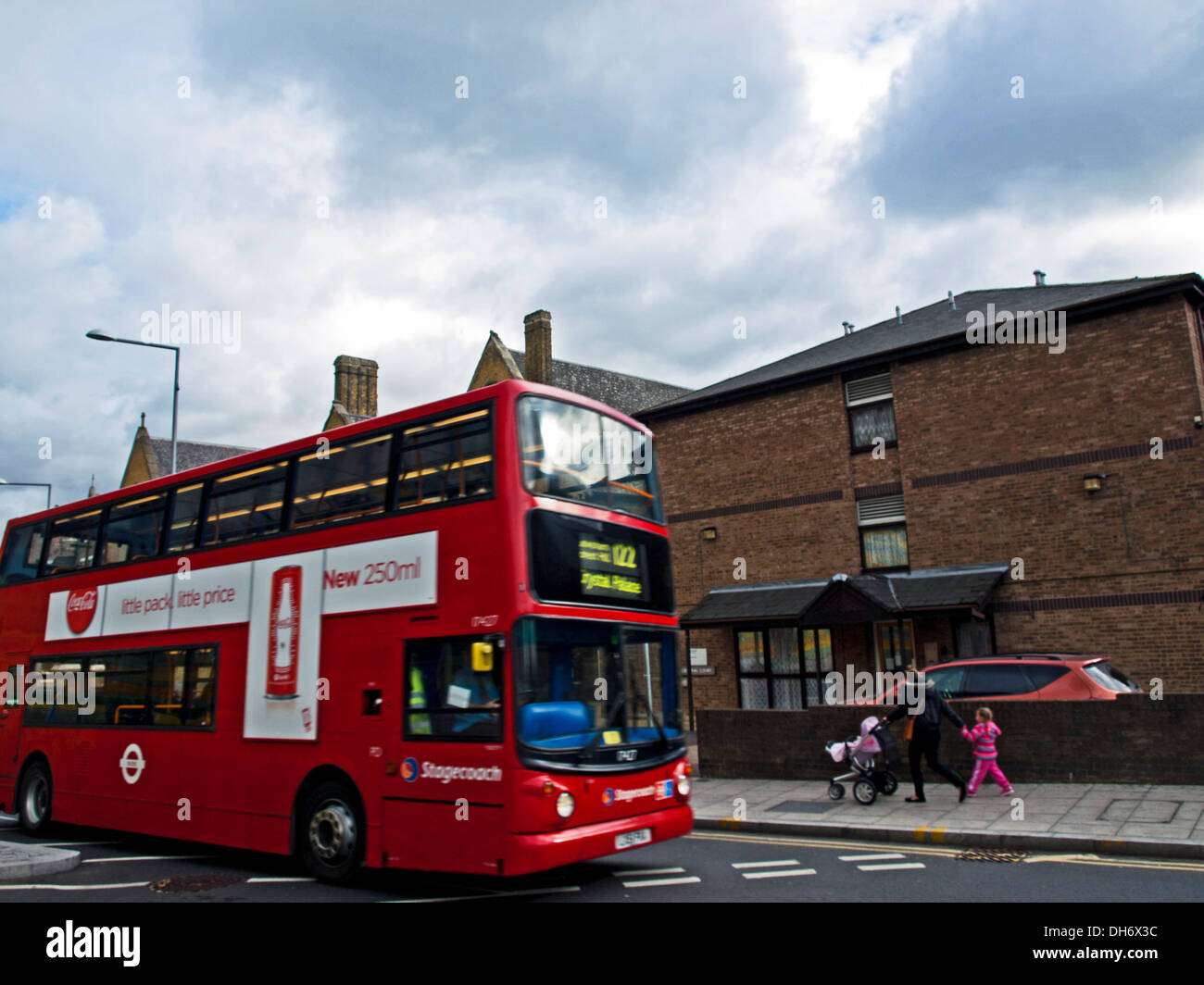 Double decker bus, Woolwich, London, England, United Kingdom Stock ...