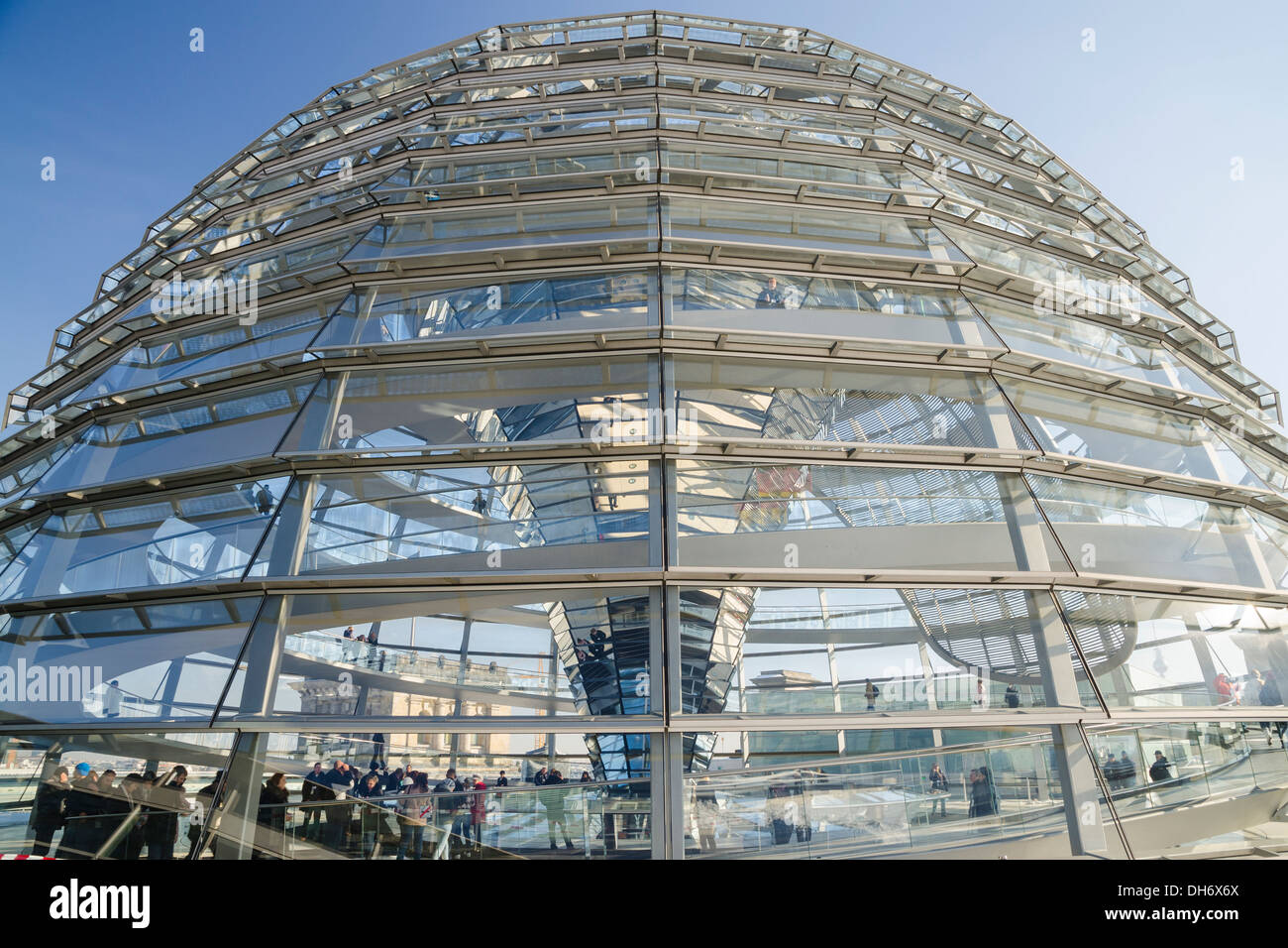 Reichstag glass dome in Berlin Stock Photo - Alamy