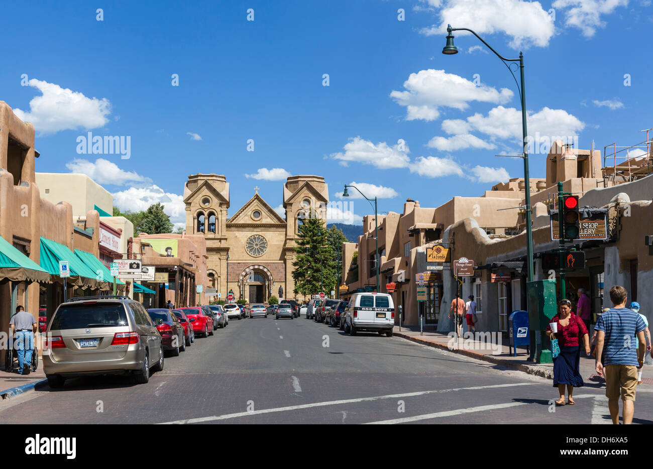 Santa fe cathedral hi-res stock photography and images - Alamy