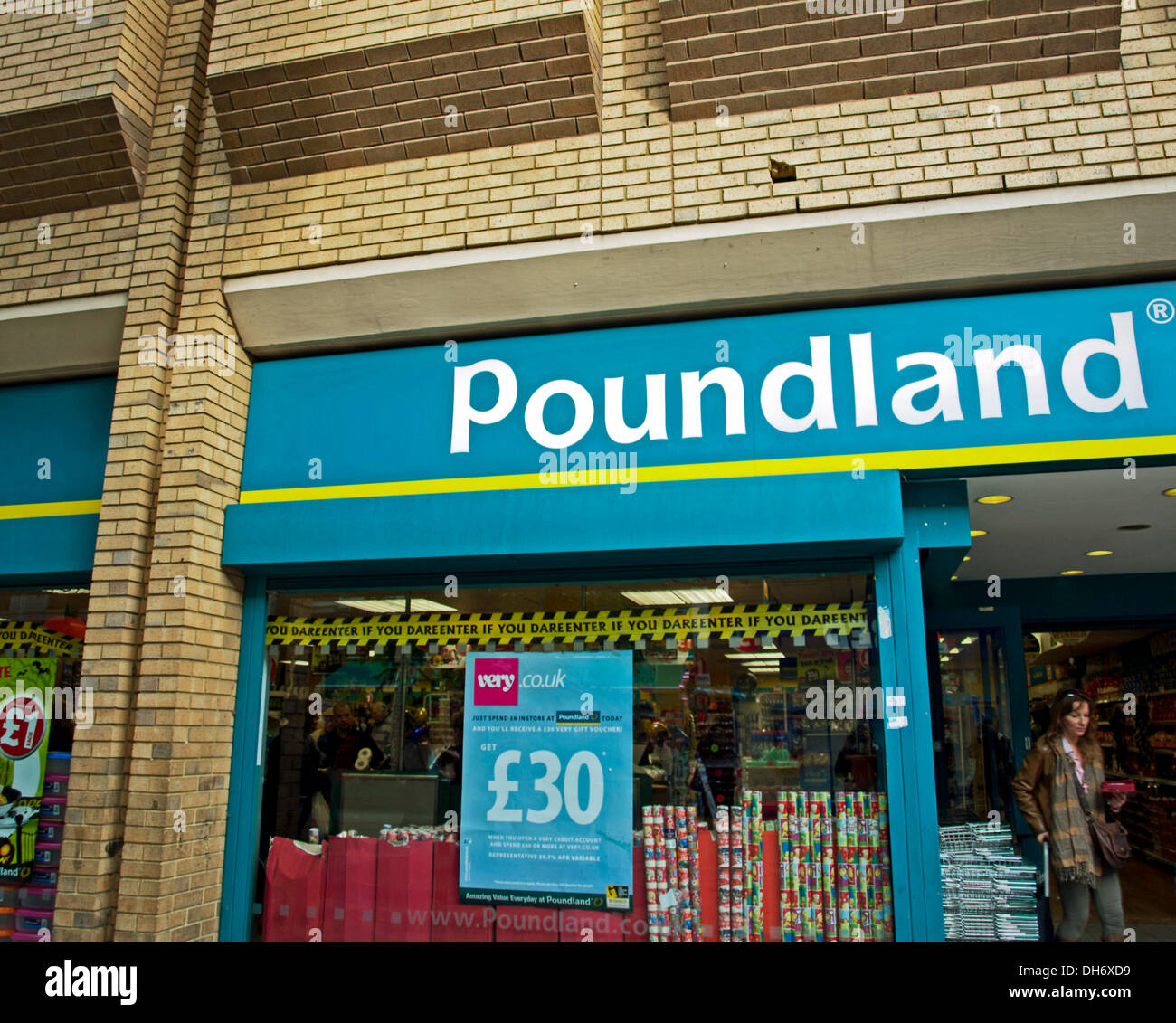 Poundland store, Woolwich Town Centre, London, England, United Kingdom ...