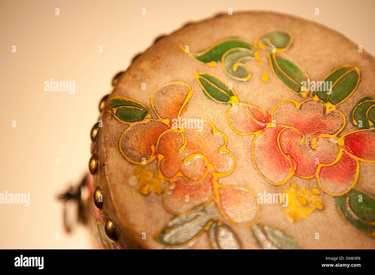 Chinese waist drum Stock Photo - Alamy