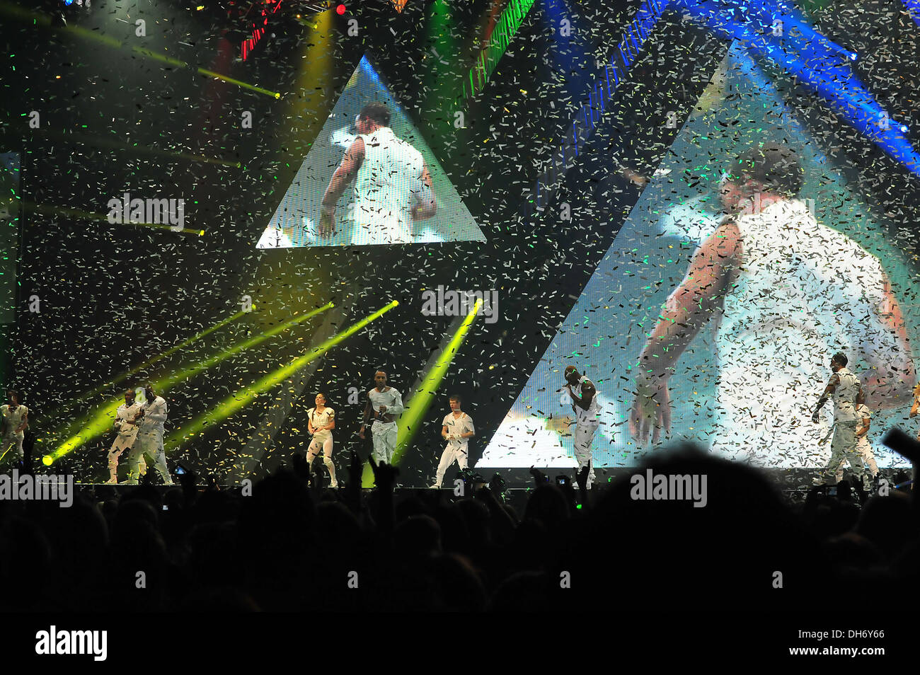 JLS perform on the opening night of their 4th Dimension tour at the ...