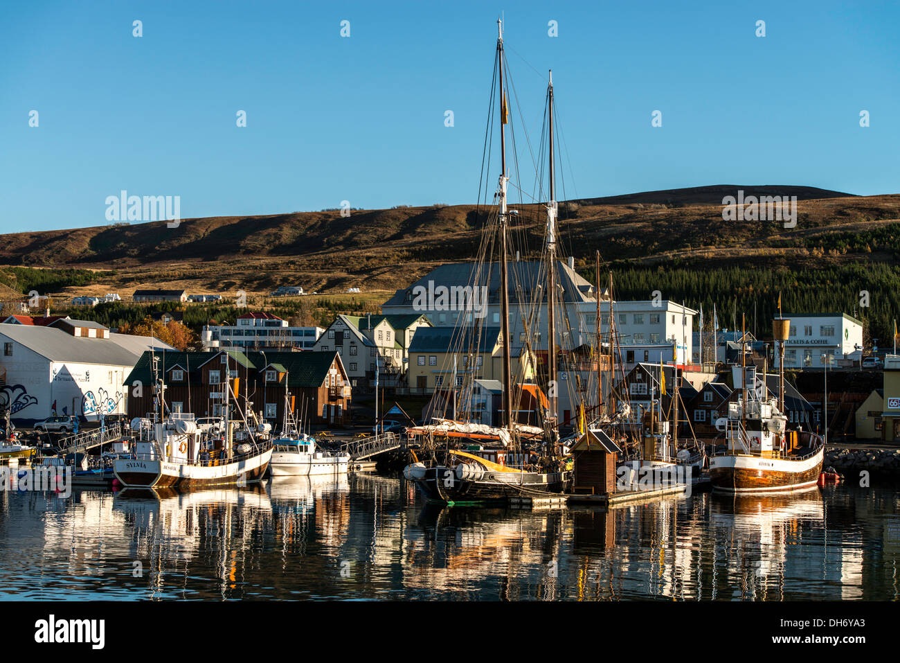 Husavik harbour hi-res stock photography and images - Alamy