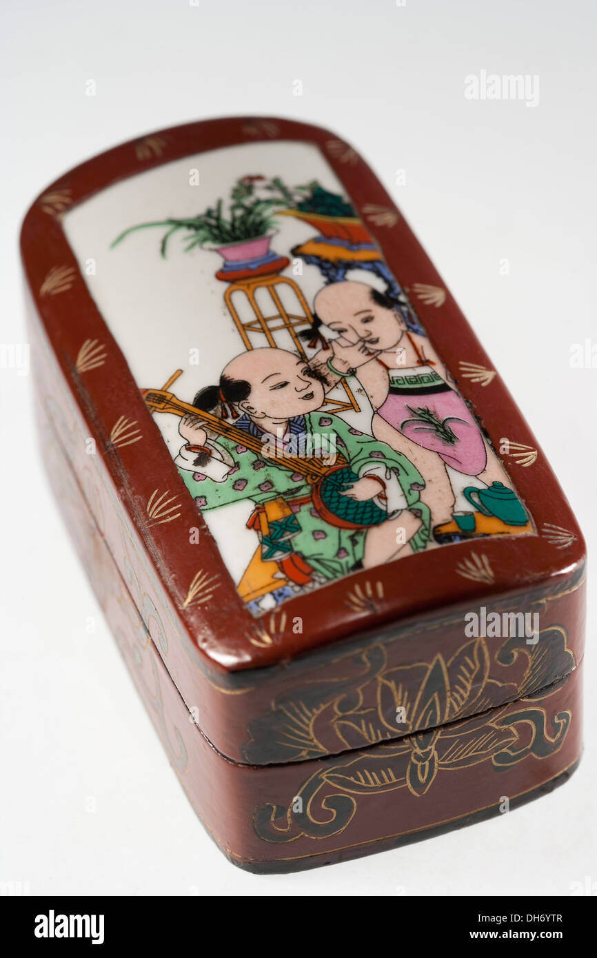 Chinese traditional jewelry box Stock Photo - Alamy