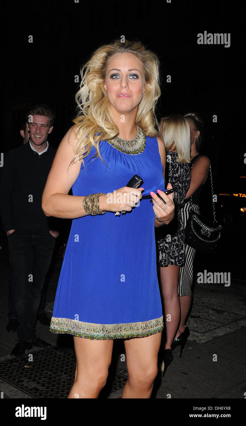 le Mason leaving Aura nightclub London, England - 14.03.12 Stock Photo ...