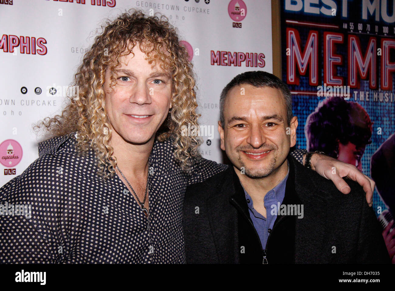 David B and Joe DiPietro After party celebrating the 1000th performance ...