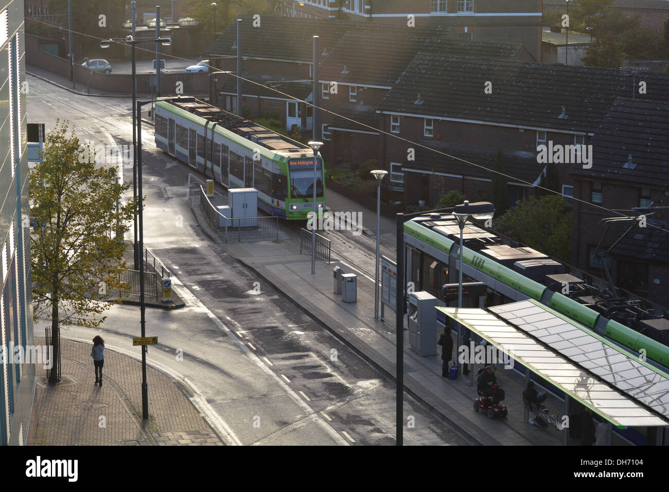 Croydon trams hi-res stock photography and images - Alamy