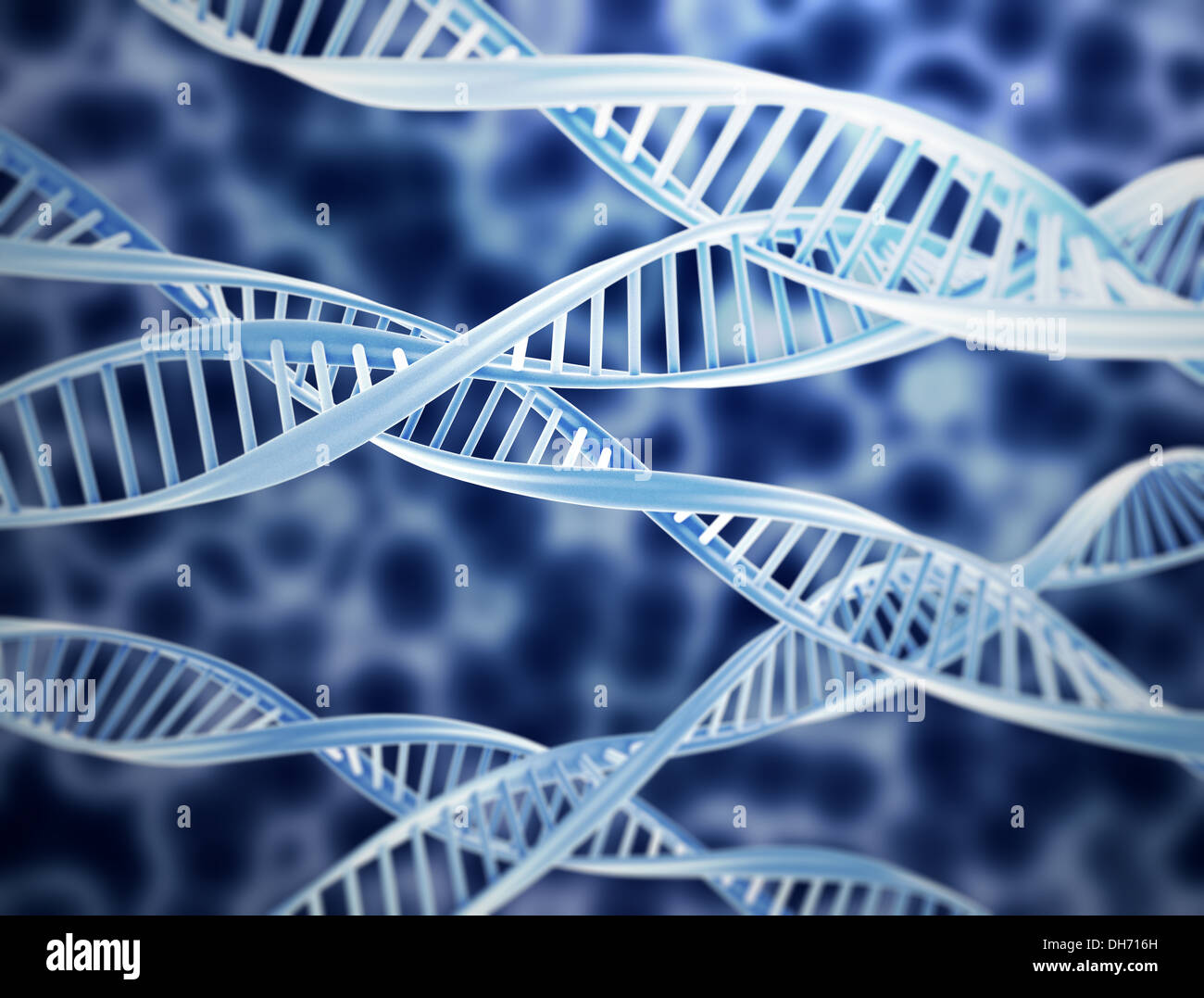 High quality 3d render of DNA Stock Photo - Alamy