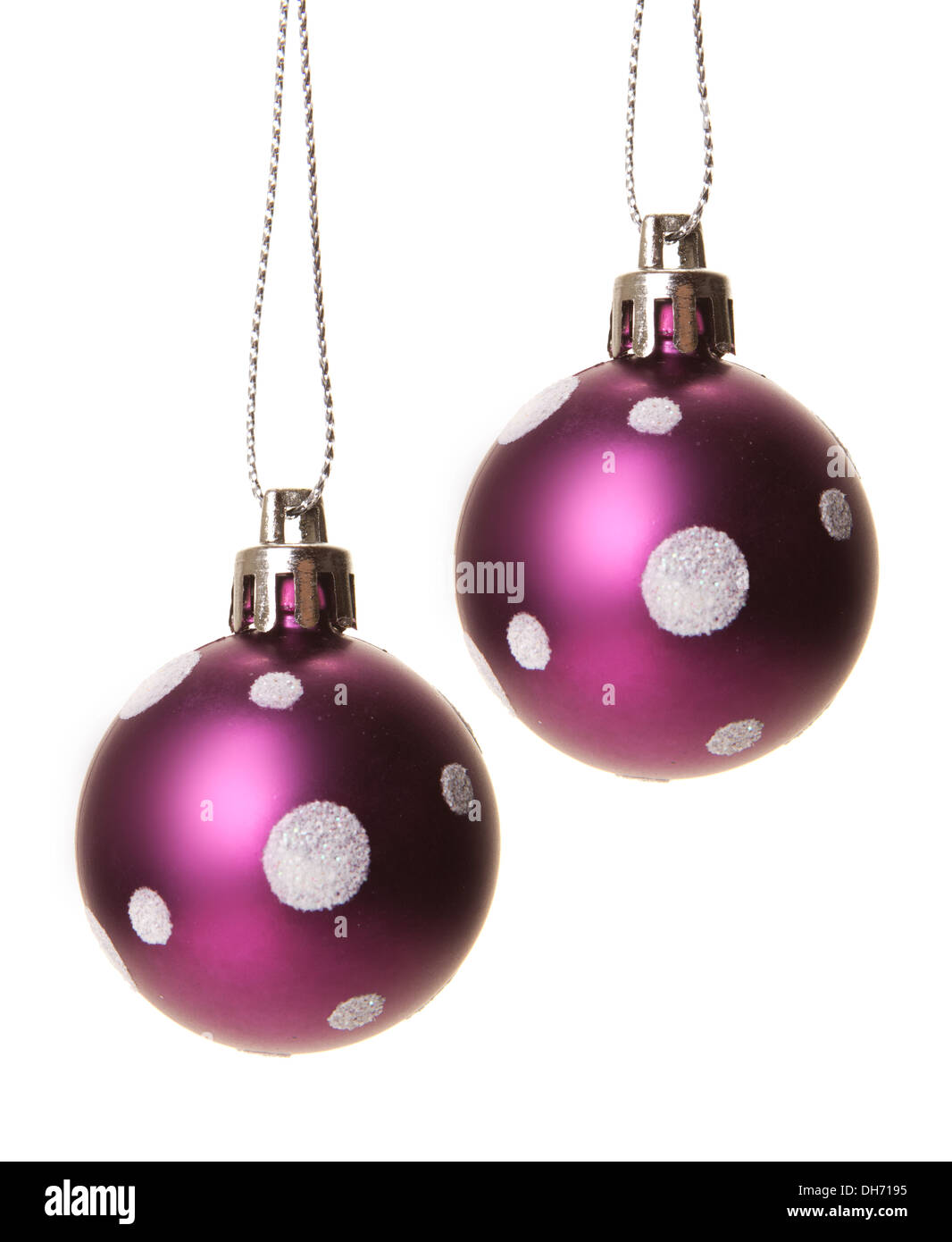 Purple christmas balls hi-res stock photography and images - Alamy