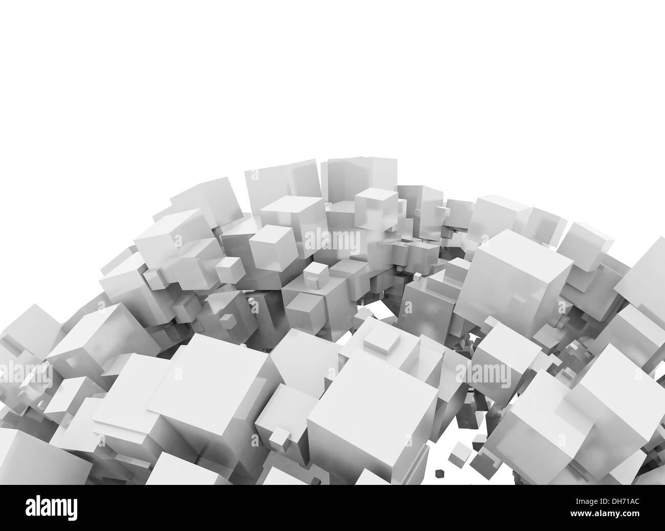 Abstract digital 3d illustration Stock Photo - Alamy