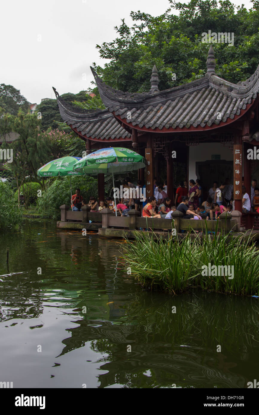 Tea House, Chengdu, China Stock Photo - Alamy