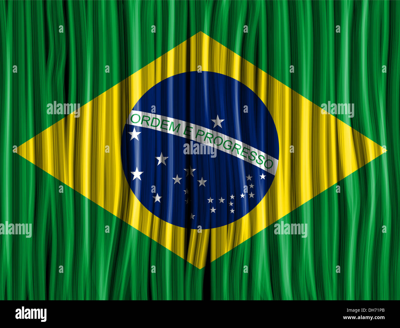 Vector - Brazil Flag Wave Fabric Texture Background Stock Photo - Alamy