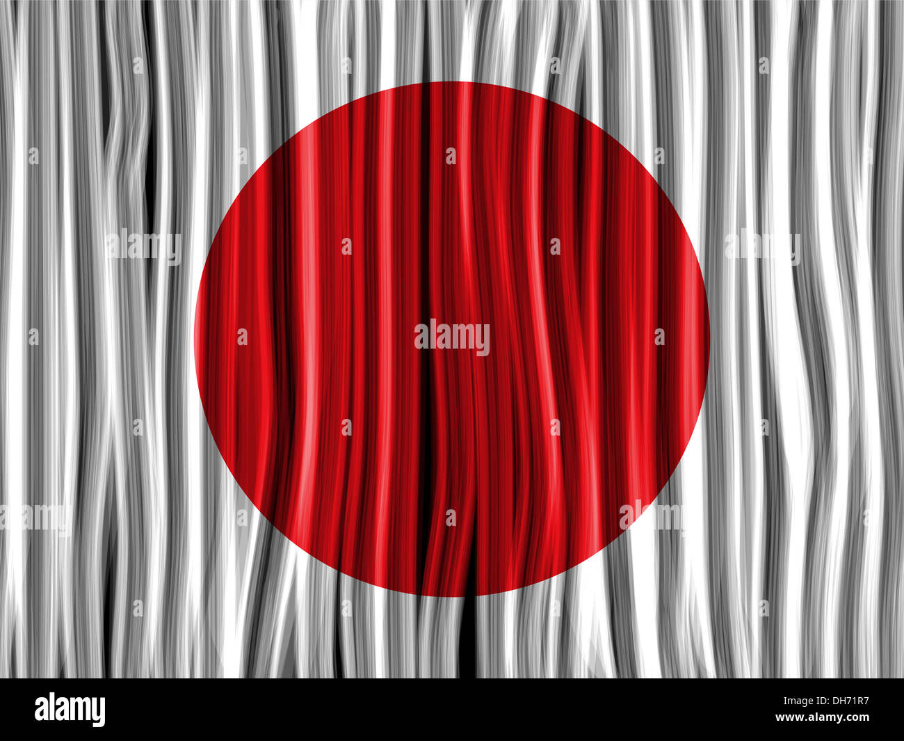 Vector - Japan Flag Wave Fabric Texture Background Stock Photo - Alamy