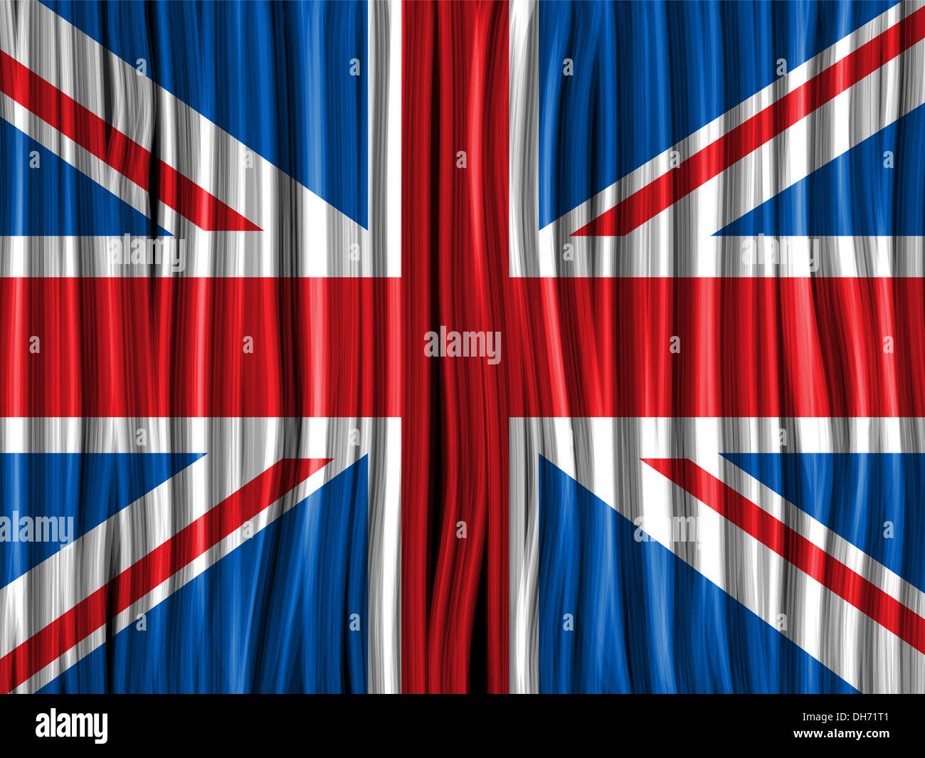 Vector - UK Flag Wave Fabric Texture Background Stock Photo - Alamy