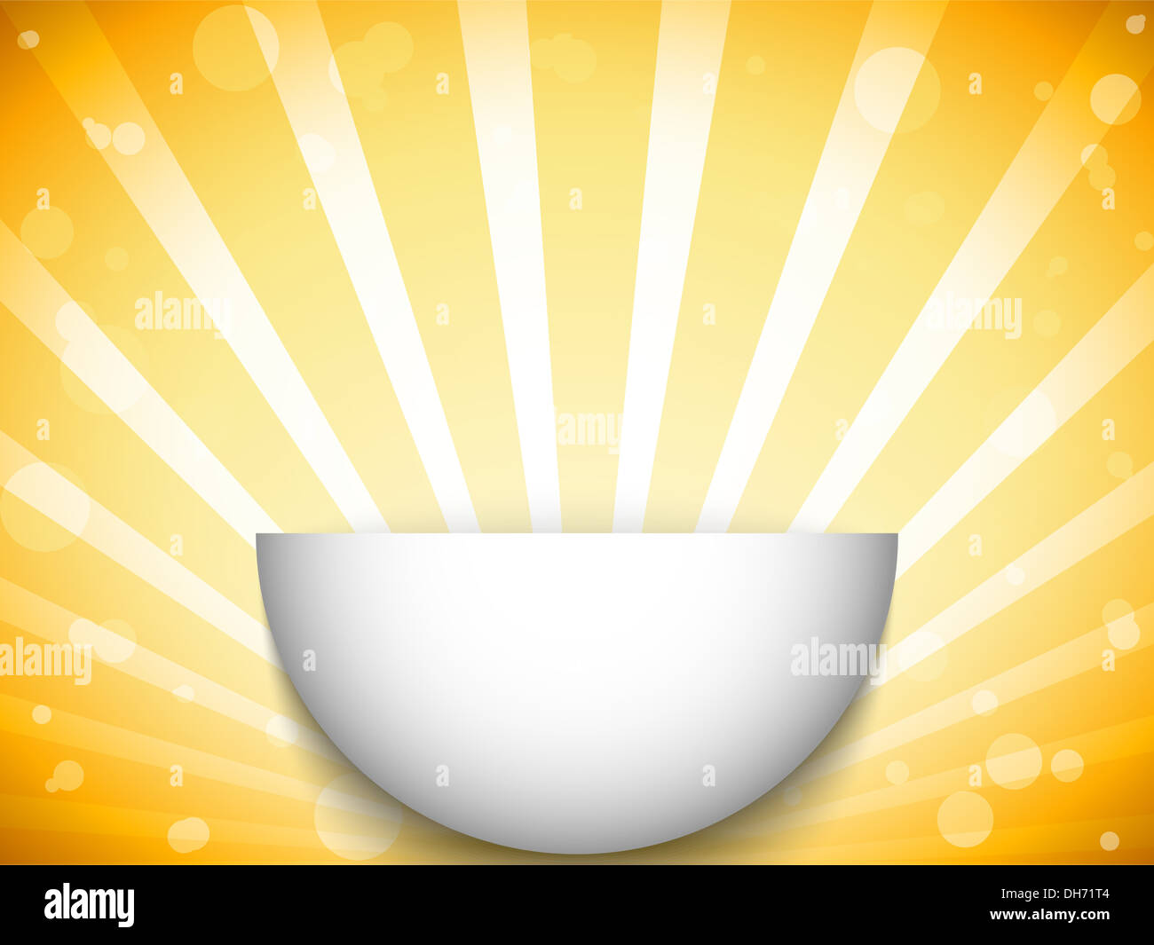 Vector - Half Open Circle with Yellow Stripes Stock Photo - Alamy