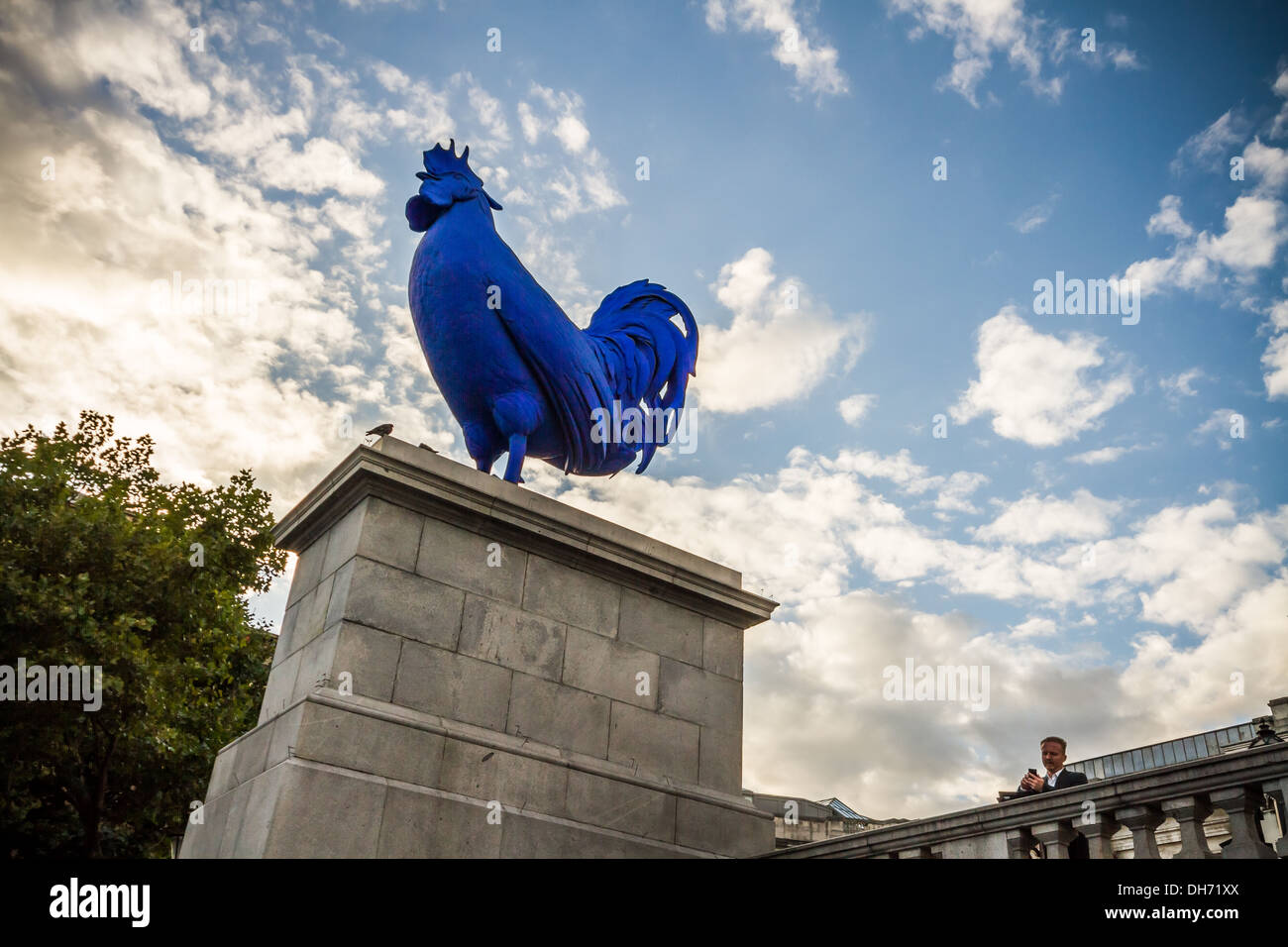 Giant Blue Cockerel or 'Hahn/Cock' sculpted by German artist Katharina ...