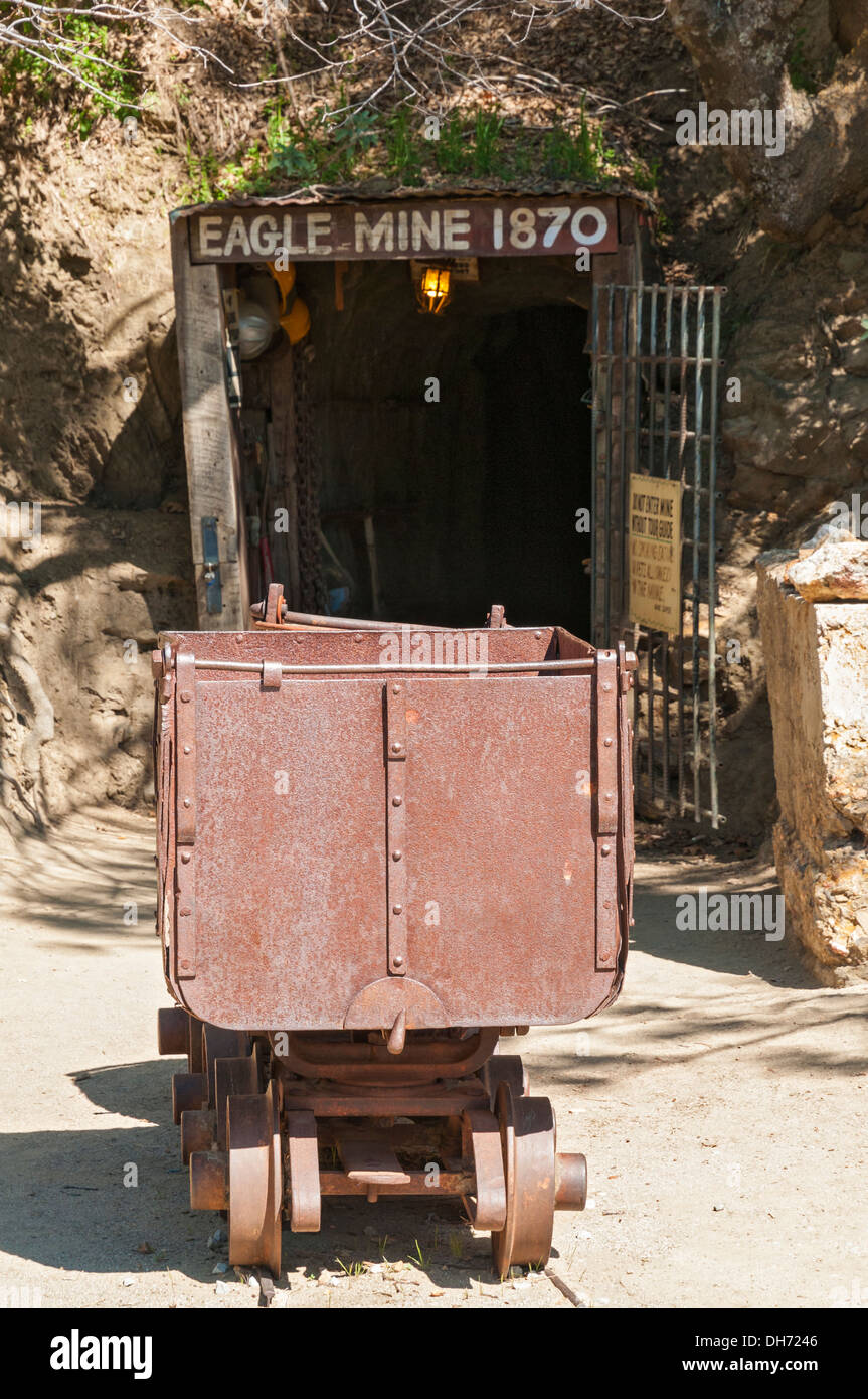 California, Julian, historic gold rush town dates from 1870, Eagle and ...