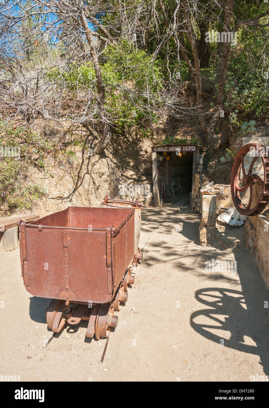 California, Julian, historic gold rush town dates from 1870, Eagle and ...