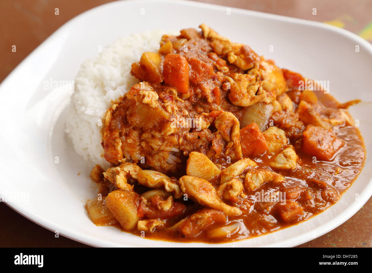 Bowl spicy poultry rice hi-res stock photography and images - Alamy