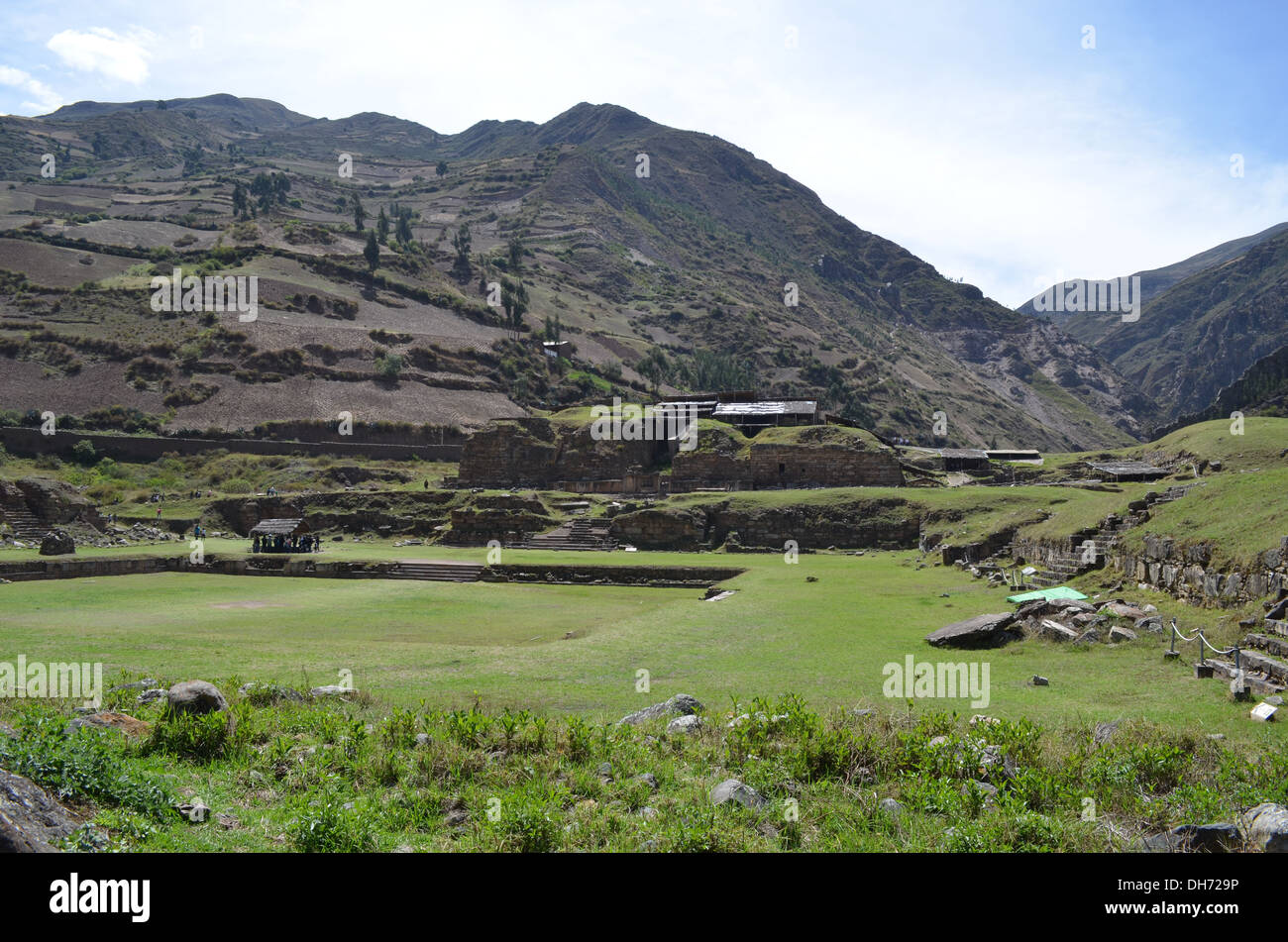 Chavin de Huantar temple complex, Ancash Province, Peru Stock Photo - Alamy