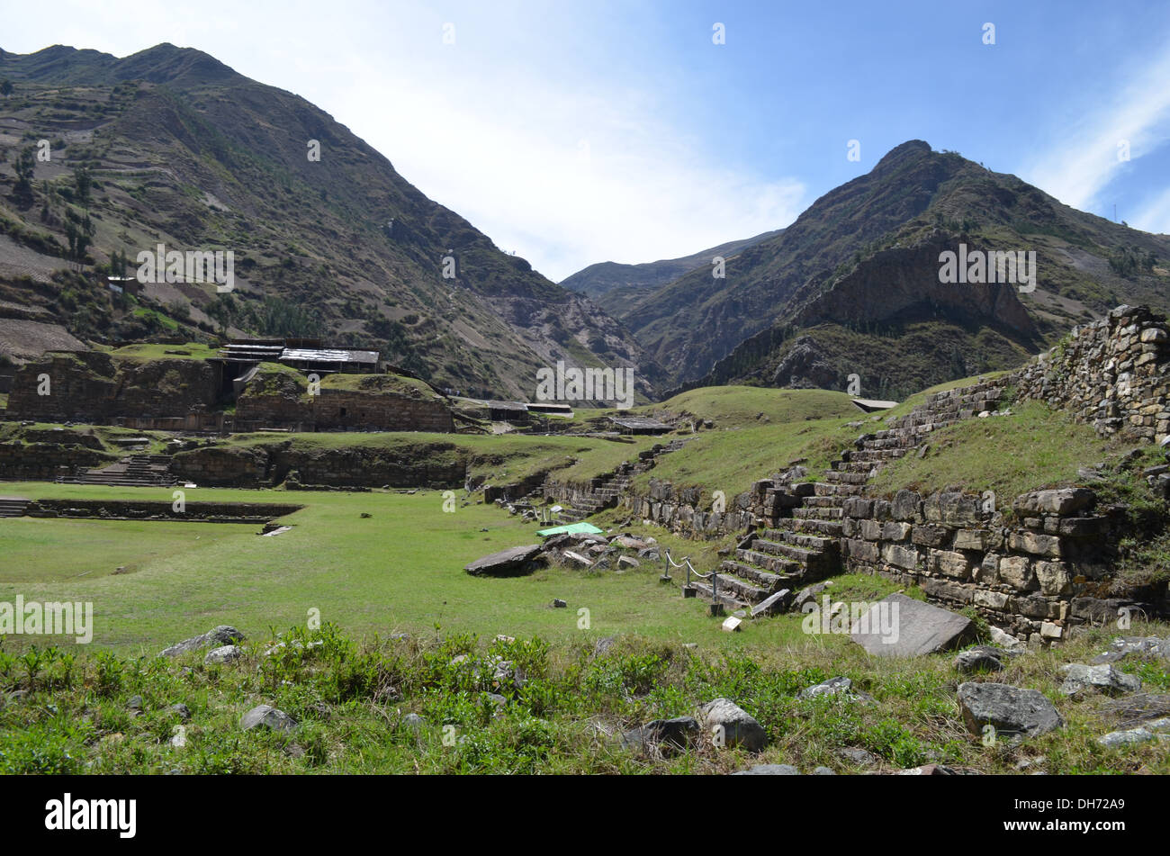 Chavin de Huantar temple complex, Ancash Province, Peru Stock Photo - Alamy