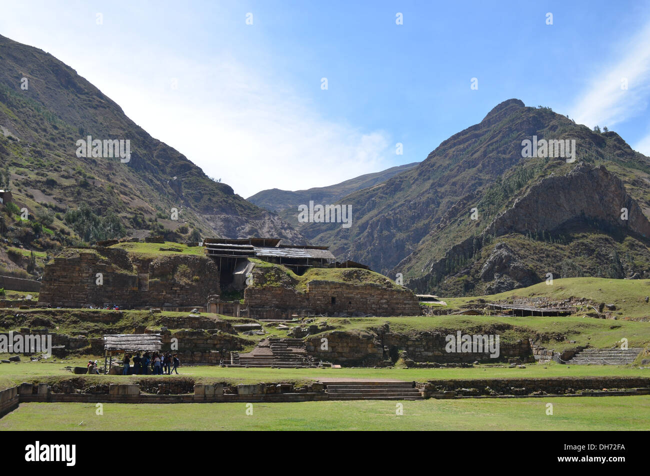 Chavin de Huantar temple complex, Ancash Province, Peru Stock Photo - Alamy
