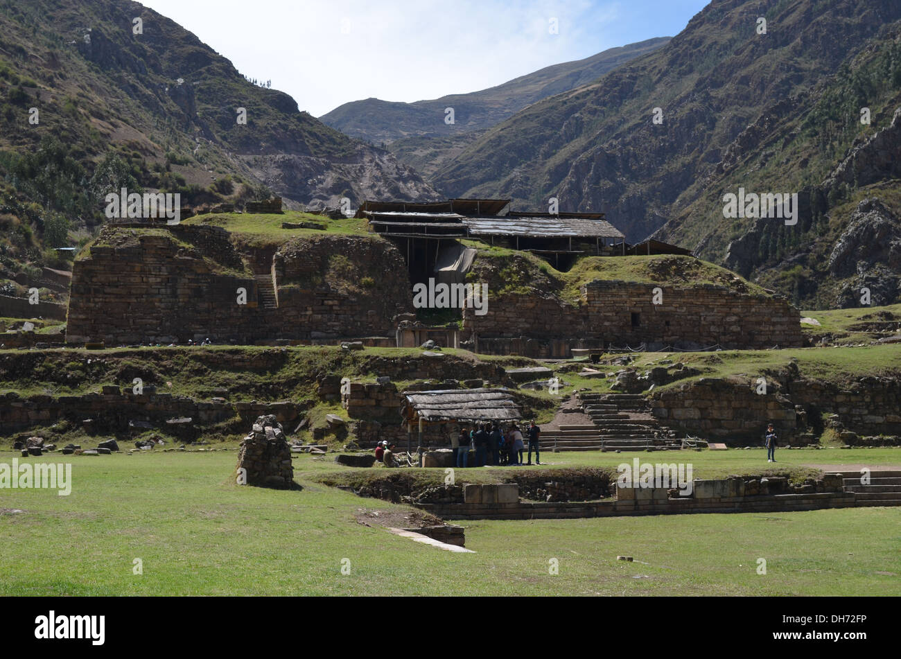 Chavin de Huantar temple complex, Ancash Province, Peru Stock Photo - Alamy