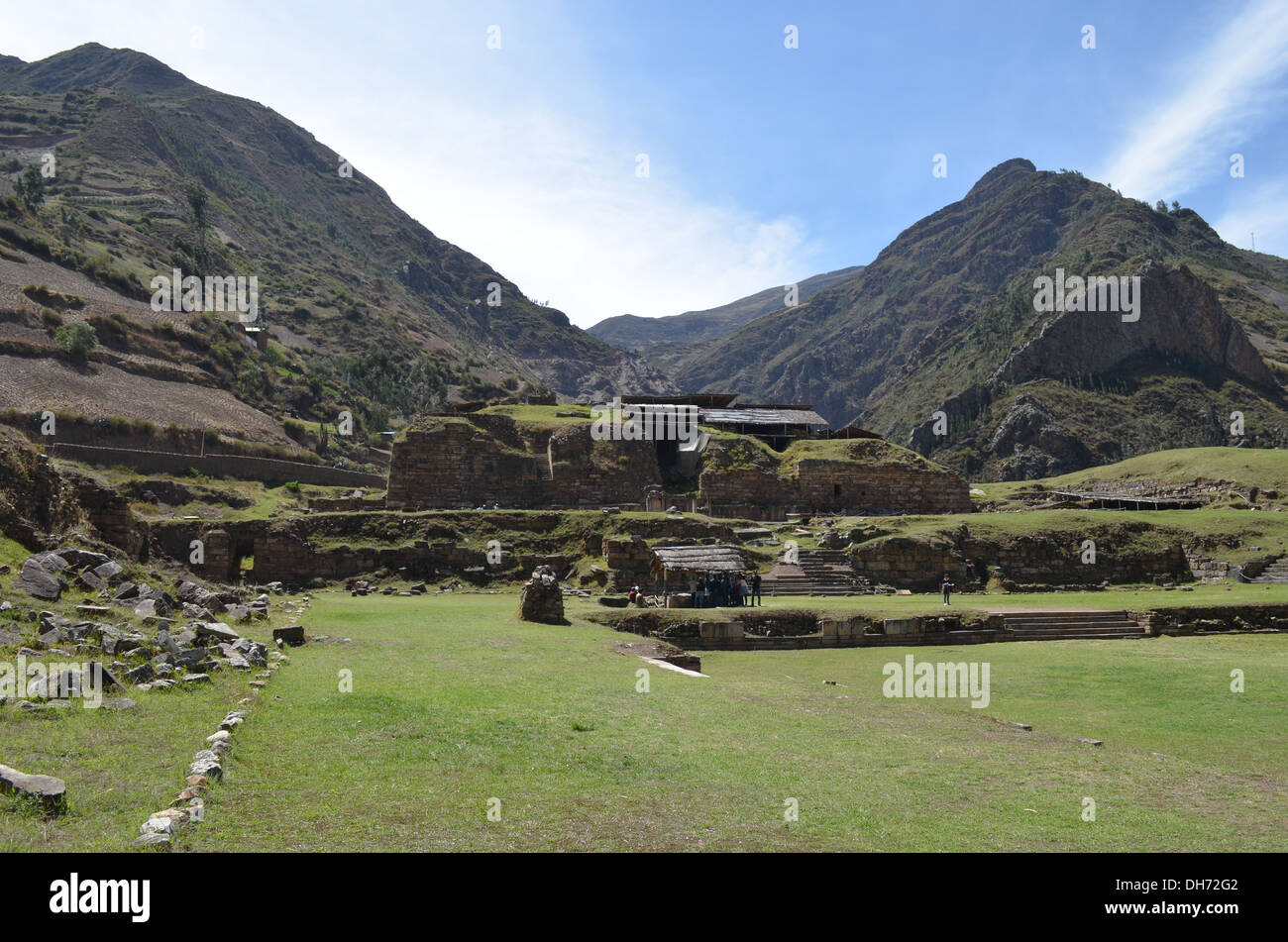 Chavin de Huantar temple complex, Ancash Province, Peru Stock Photo - Alamy