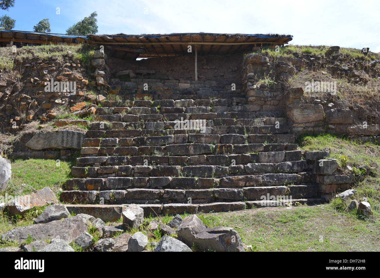Chavin de Huantar temple complex, Ancash Province, Peru Stock Photo - Alamy