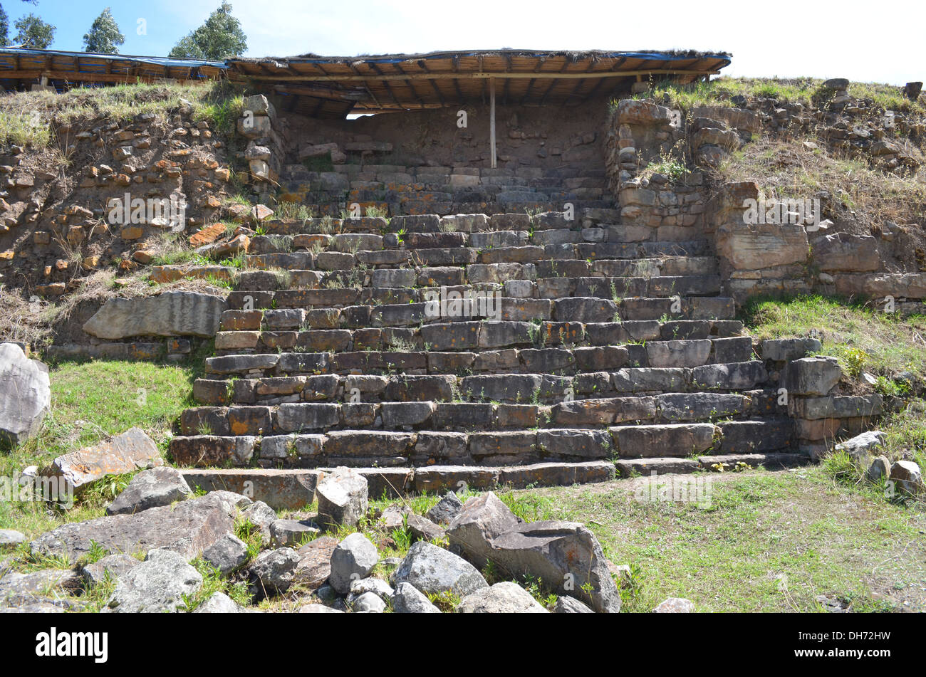 Chavin de Huantar temple complex, Ancash Province, Peru Stock Photo - Alamy