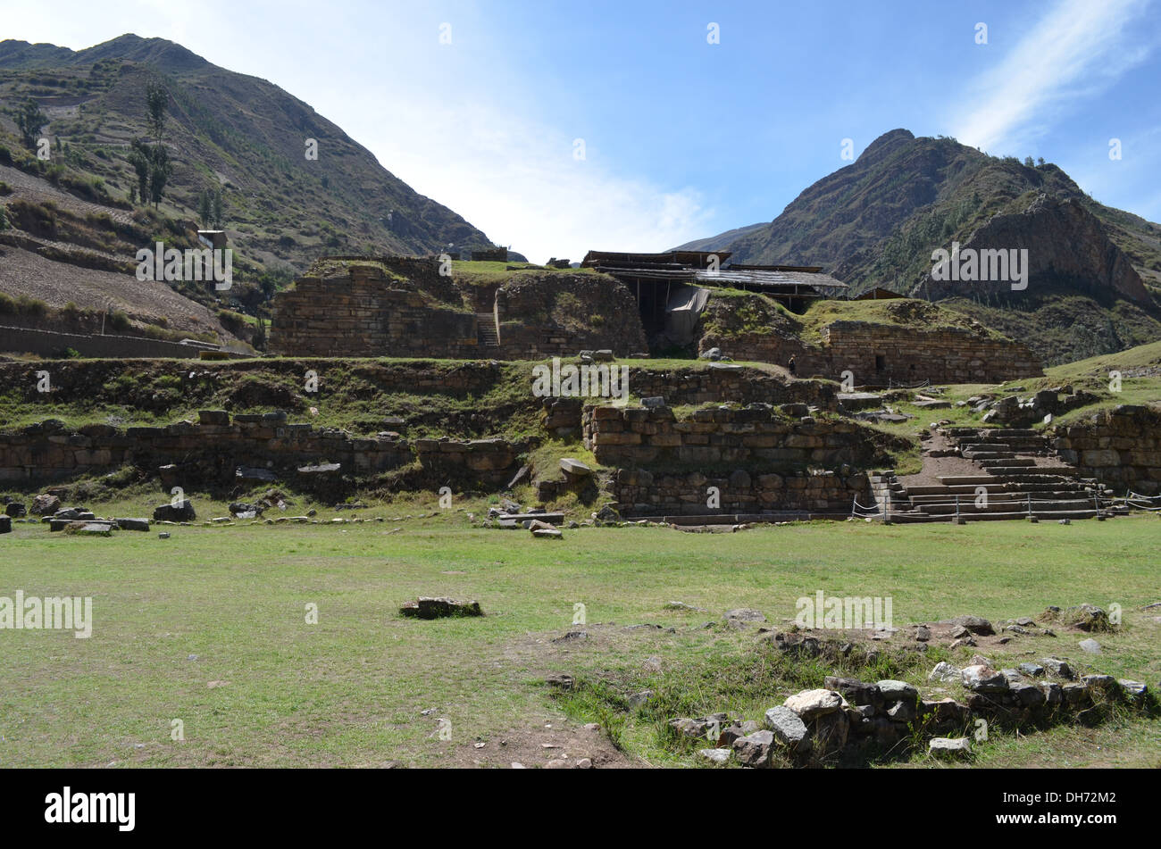 Chavin de Huantar temple complex, Ancash Province, Peru Stock Photo - Alamy