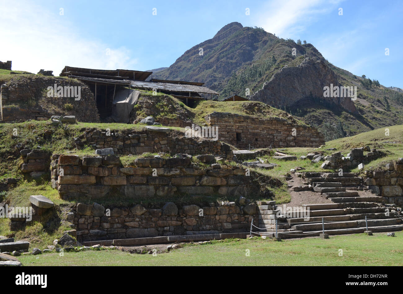 Chavin de Huantar temple complex, Ancash Province, Peru Stock Photo - Alamy