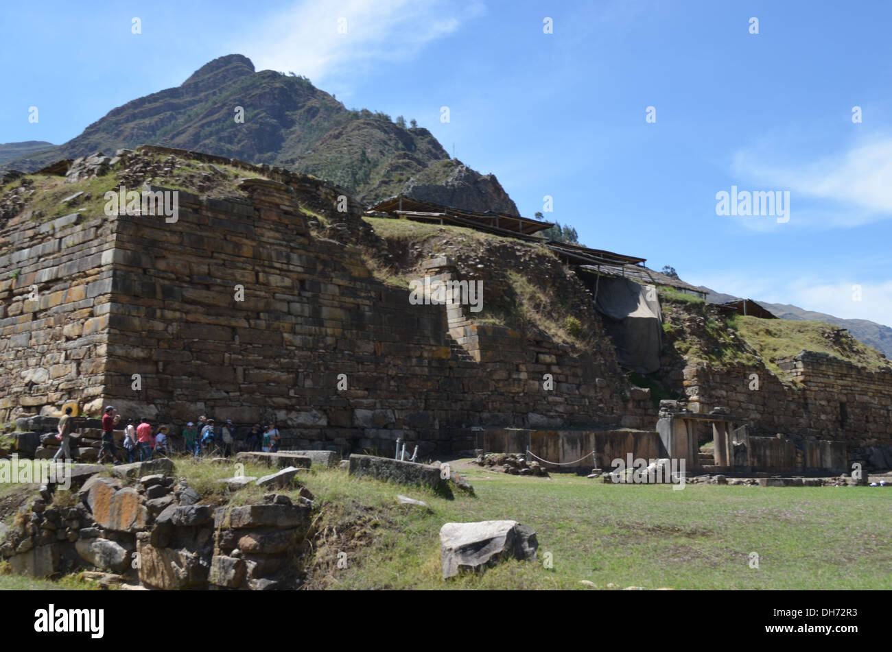 Chavin de Huantar temple complex, Ancash Province, Peru Stock Photo - Alamy