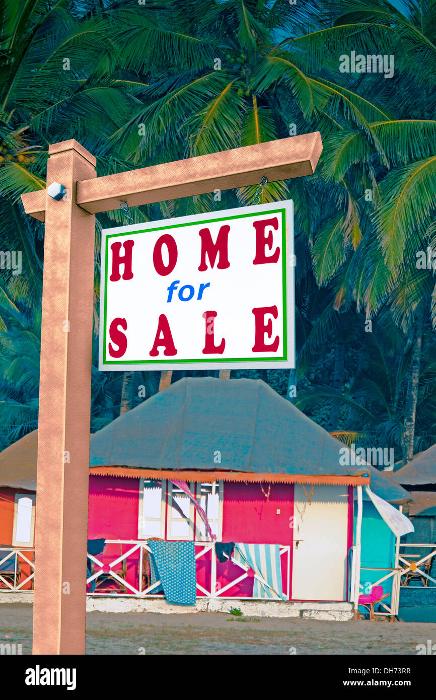 Home For Sale Signboard, Concept Stock Photo - Alamy