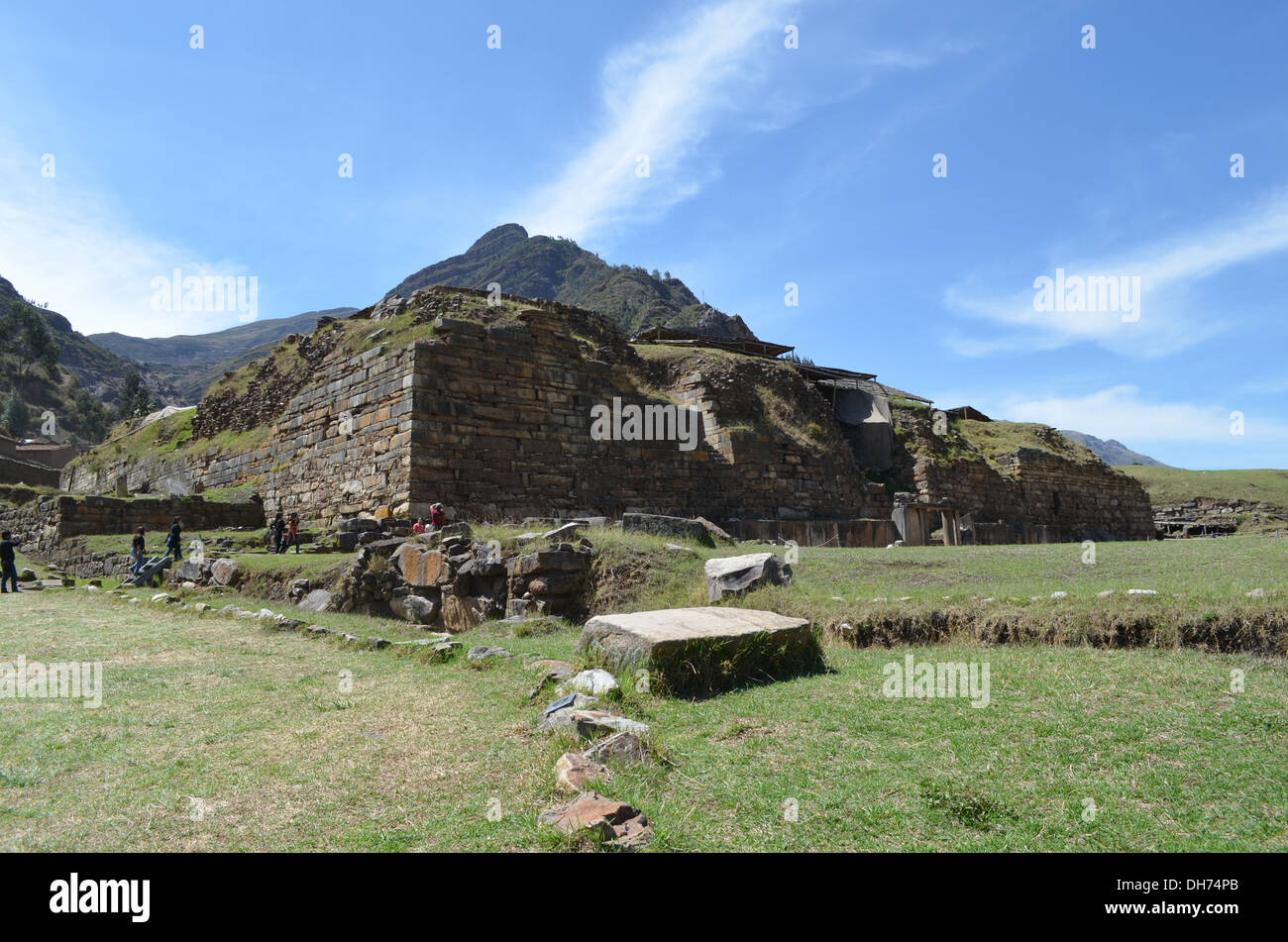 Chavin de Huantar temple complex, Ancash Province, Peru Stock Photo - Alamy
