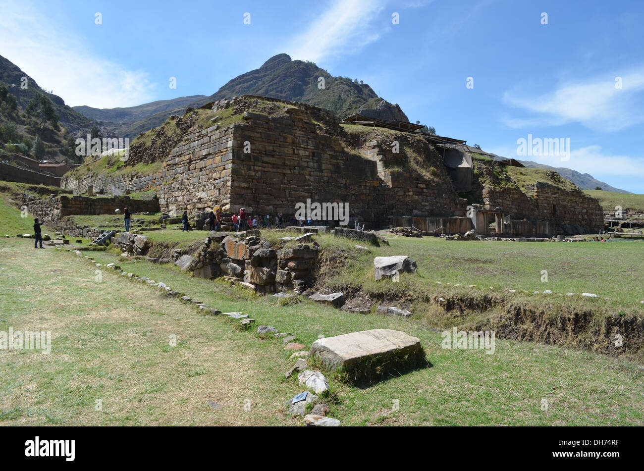 Chavin de Huantar temple complex, Ancash Province, Peru Stock Photo - Alamy