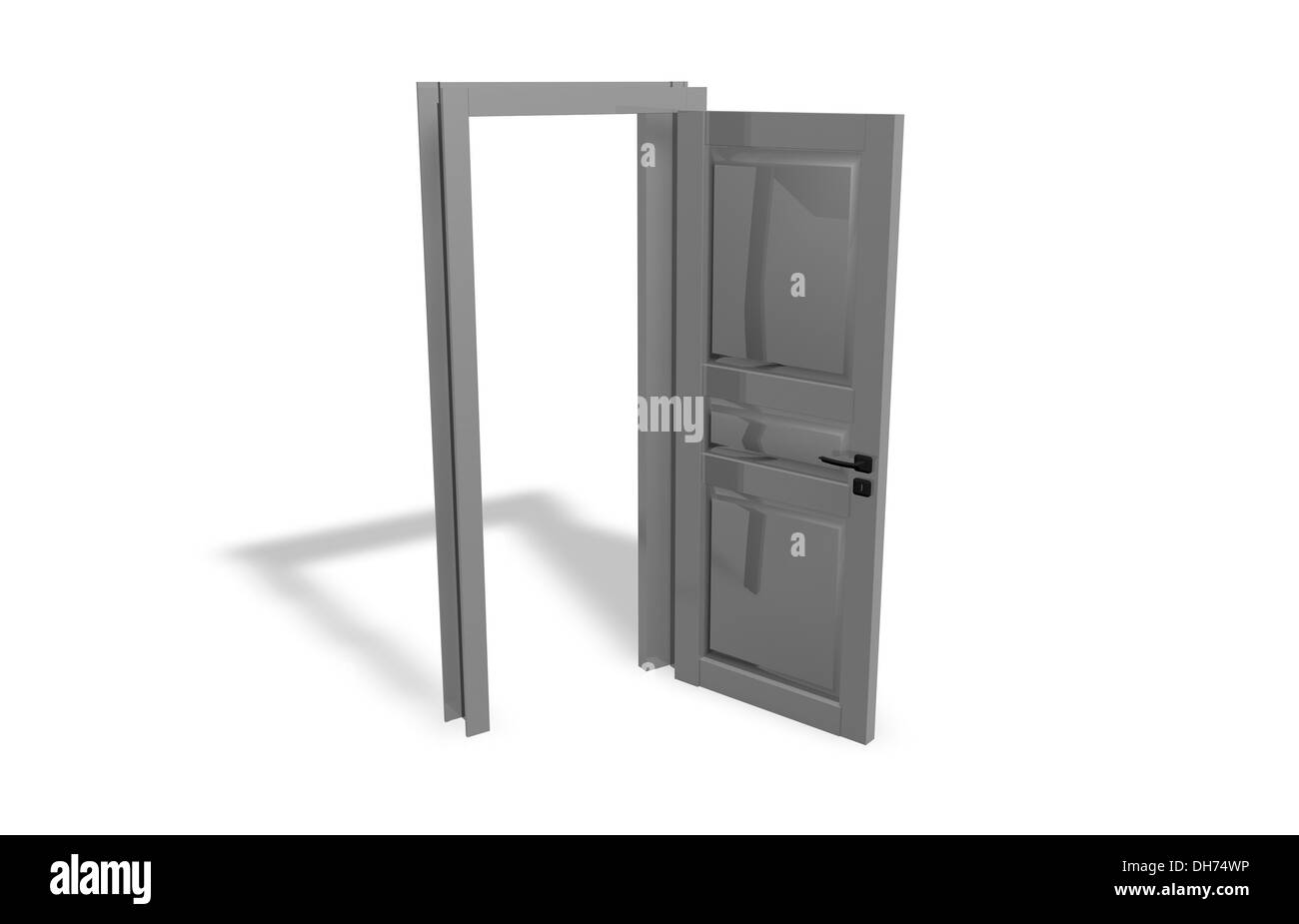 Open door sky Black and White Stock Photos & Images - Alamy