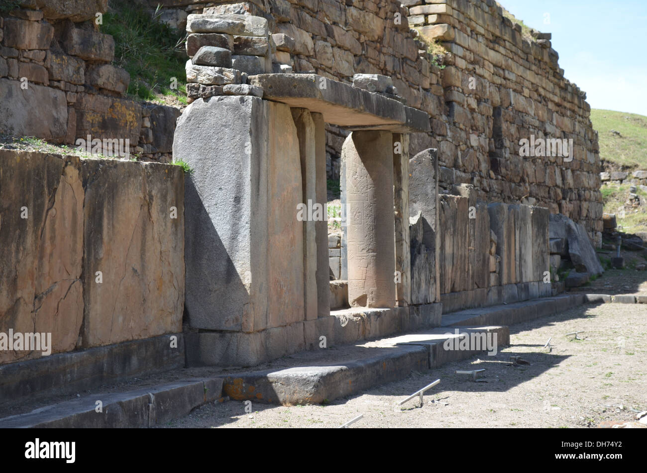 Chavin de Huantar temple complex, Ancash Province, Peru Stock Photo - Alamy