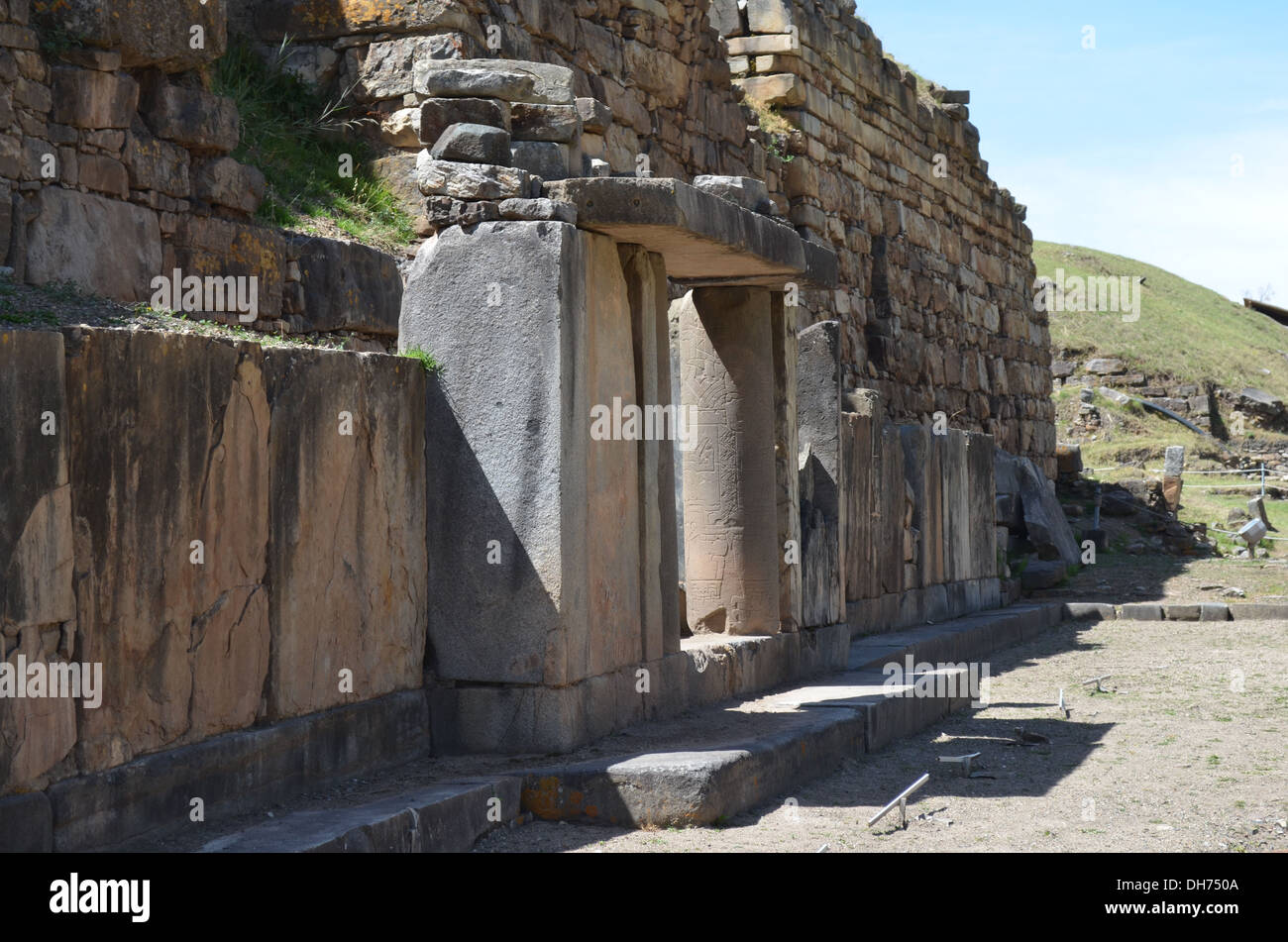 Chavin de Huantar temple complex, Ancash Province, Peru Stock Photo - Alamy