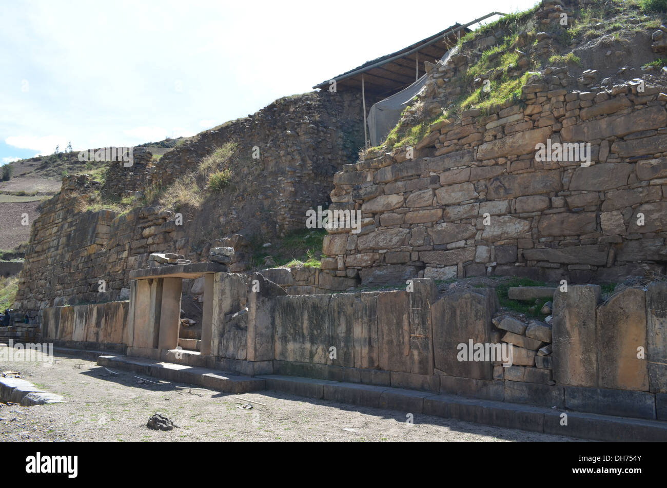 Chavin de Huantar temple complex, Ancash Province, Peru Stock Photo - Alamy