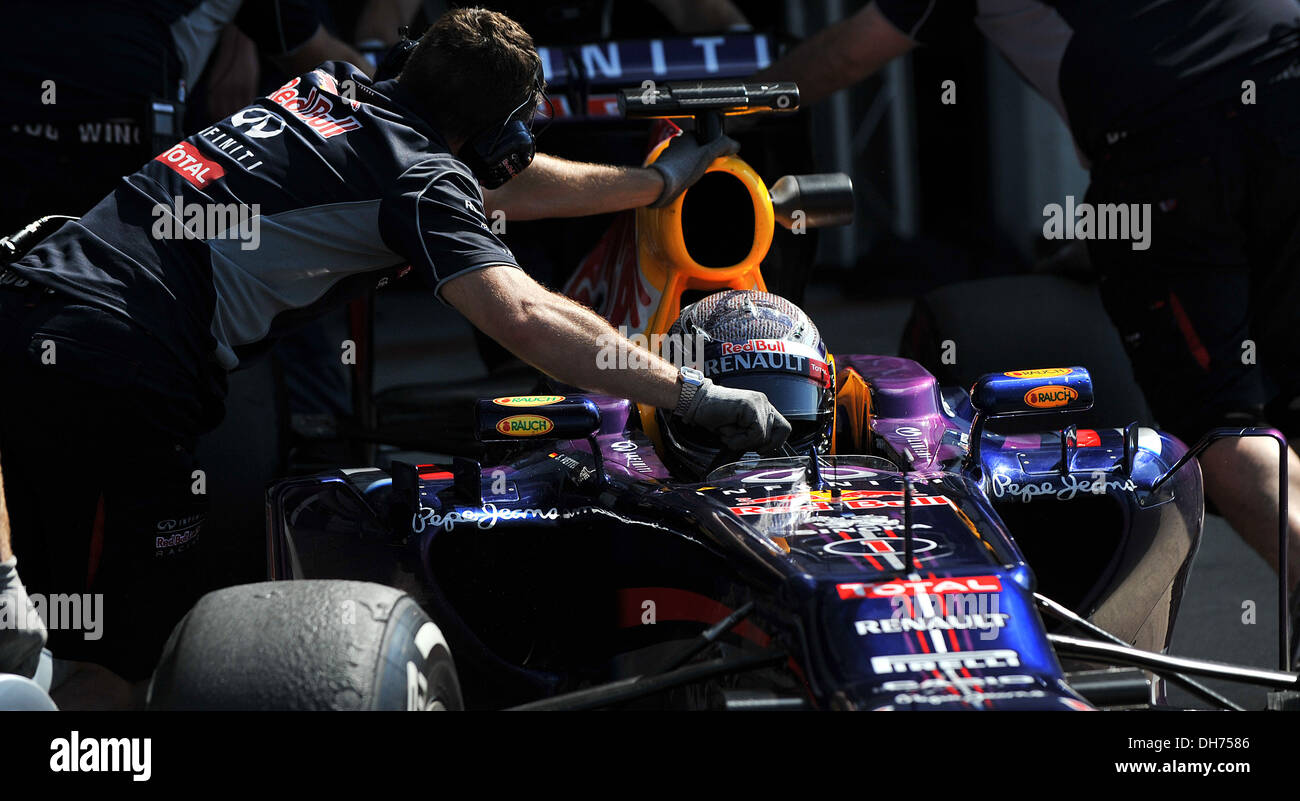Sebastian Vettel of Red Bull Racing during the 3rd day of the F1 young ...