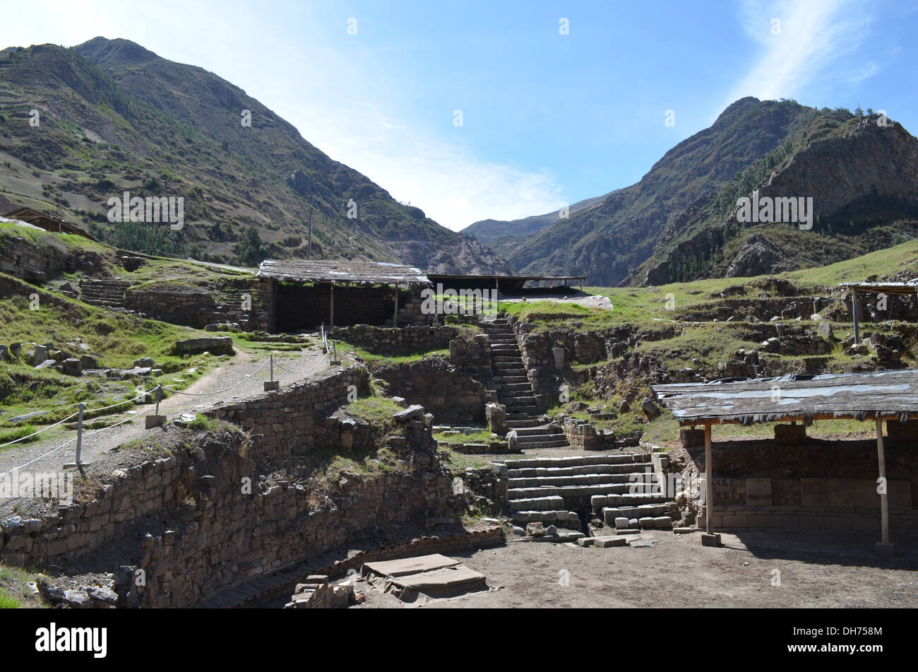 Chavin de Huantar temple complex, Ancash Province, Peru Stock Photo - Alamy