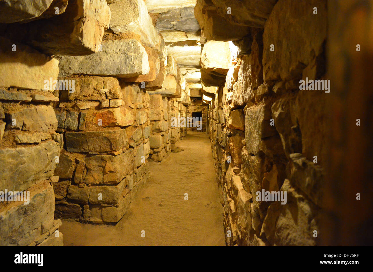 Chavin de huantar passageway hi-res stock photography and images - Alamy