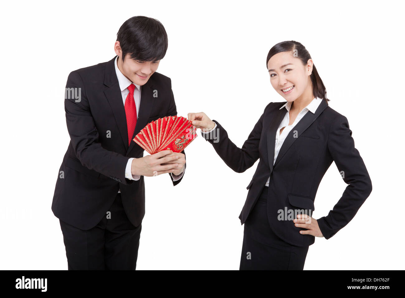 Business people and envelopes Stock Photo - Alamy