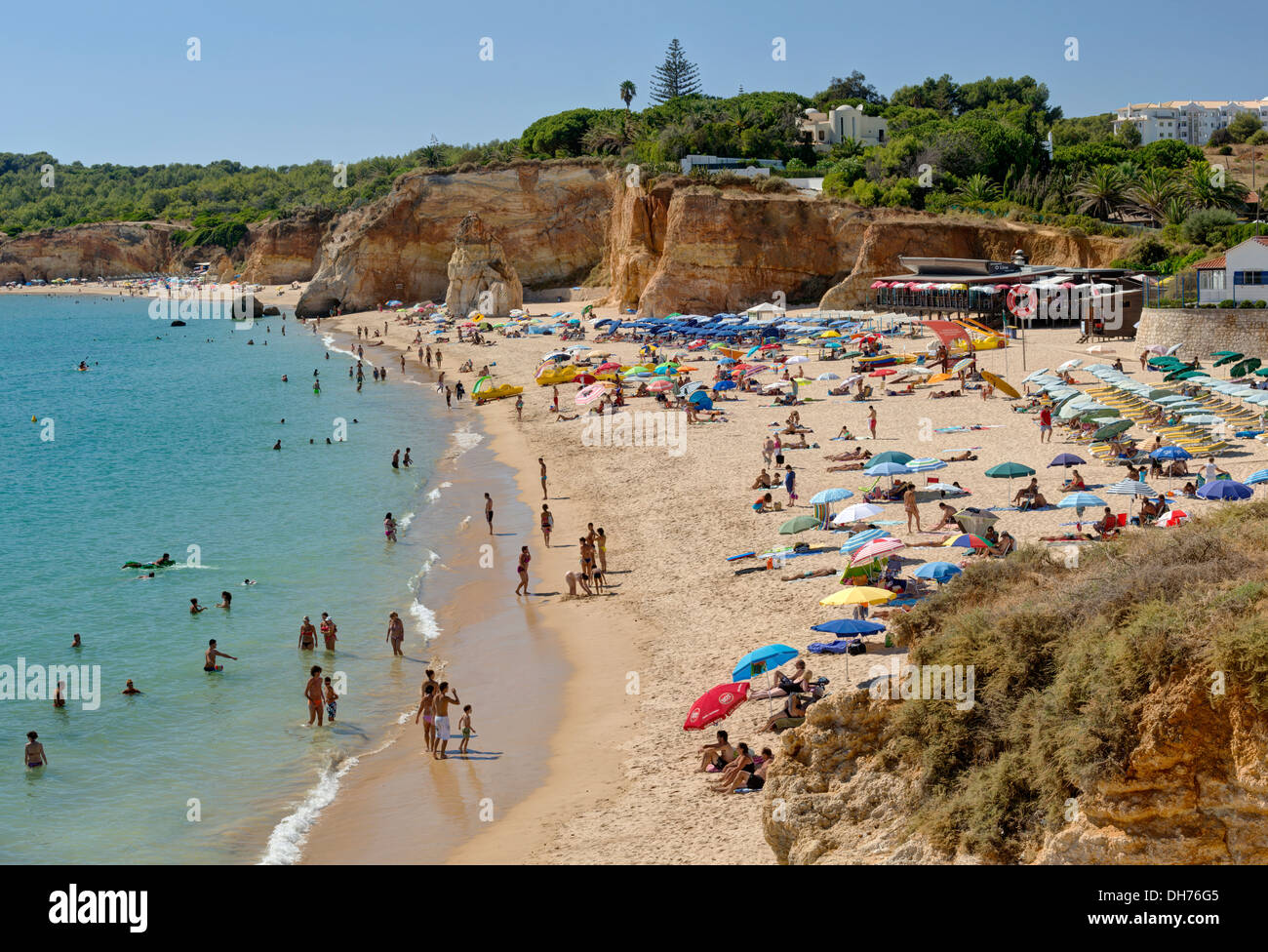 Portugal, the Algarve, Praia do Vau, near Praia da Rocha Stock Photo ...