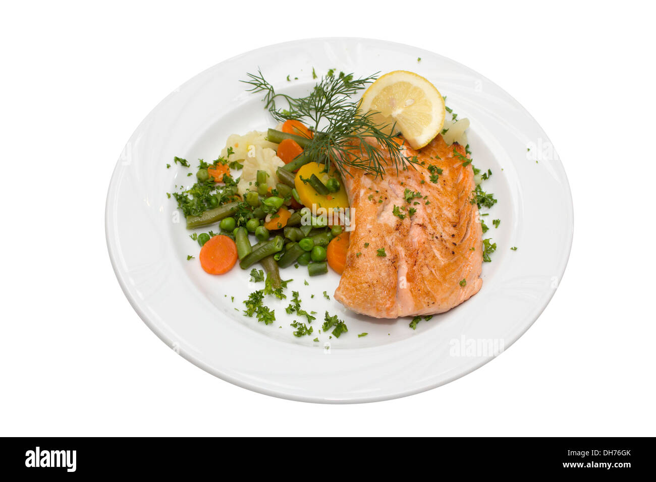 Raw orange salmon filet Cut Out Stock Images & Pictures - Alamy