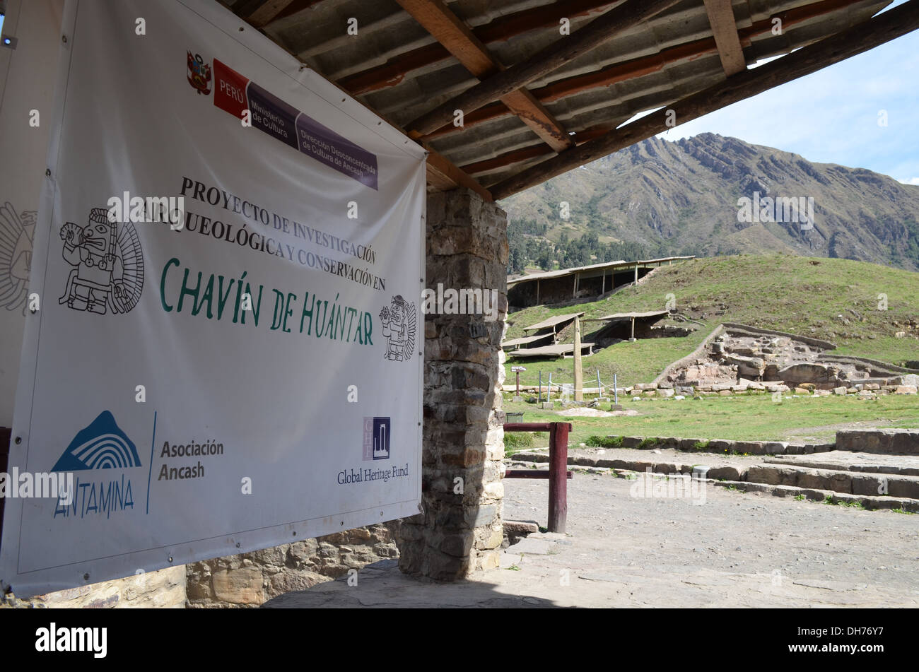 Chavin de Huantar temple complex, Ancash Province, Peru Stock Photo - Alamy